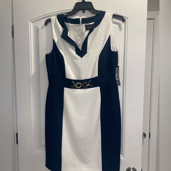 charlotte rose | Dresses | Charlotte Rose Color Block Navy White ...